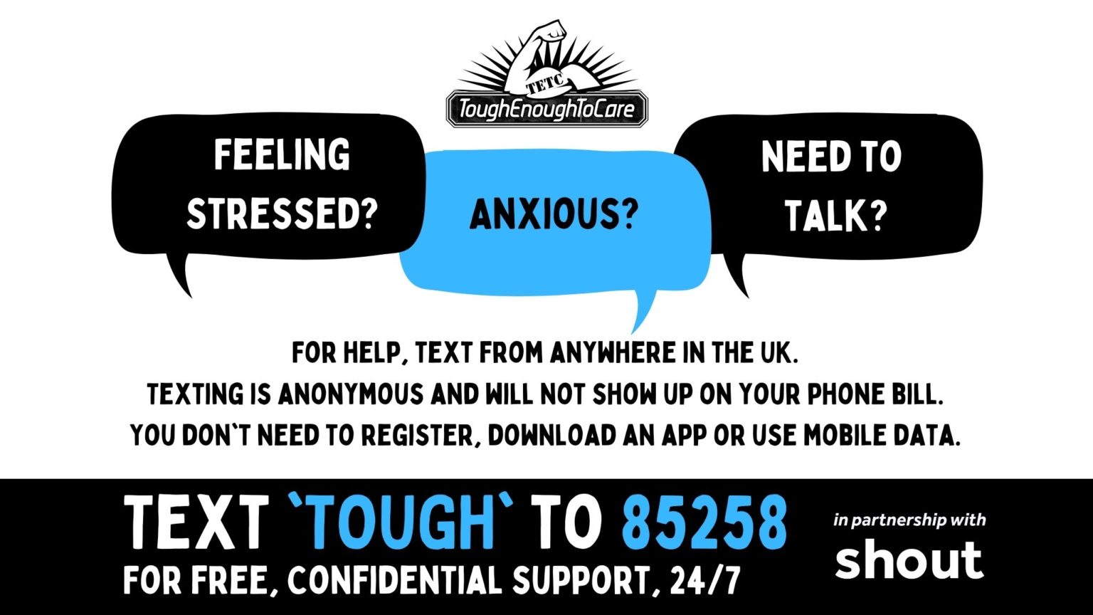 Tough Enough To Care – Supporting People, NOT labels